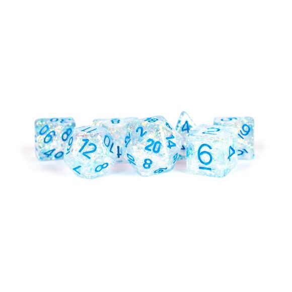 Metallic Dice Games | Games | 6mm Resin Flash Dice Poly Dice Set Clear ...